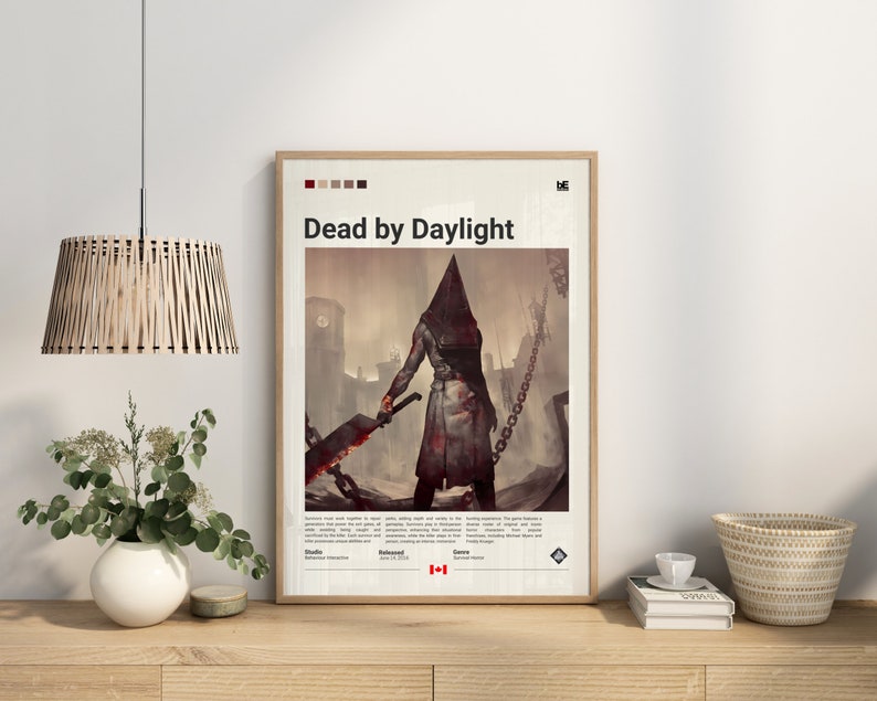 Dead by Daylight Poster, DBD Poster, Gaming Room Poster, Gaming Wall Poster, Gaming Print, Gamer ...