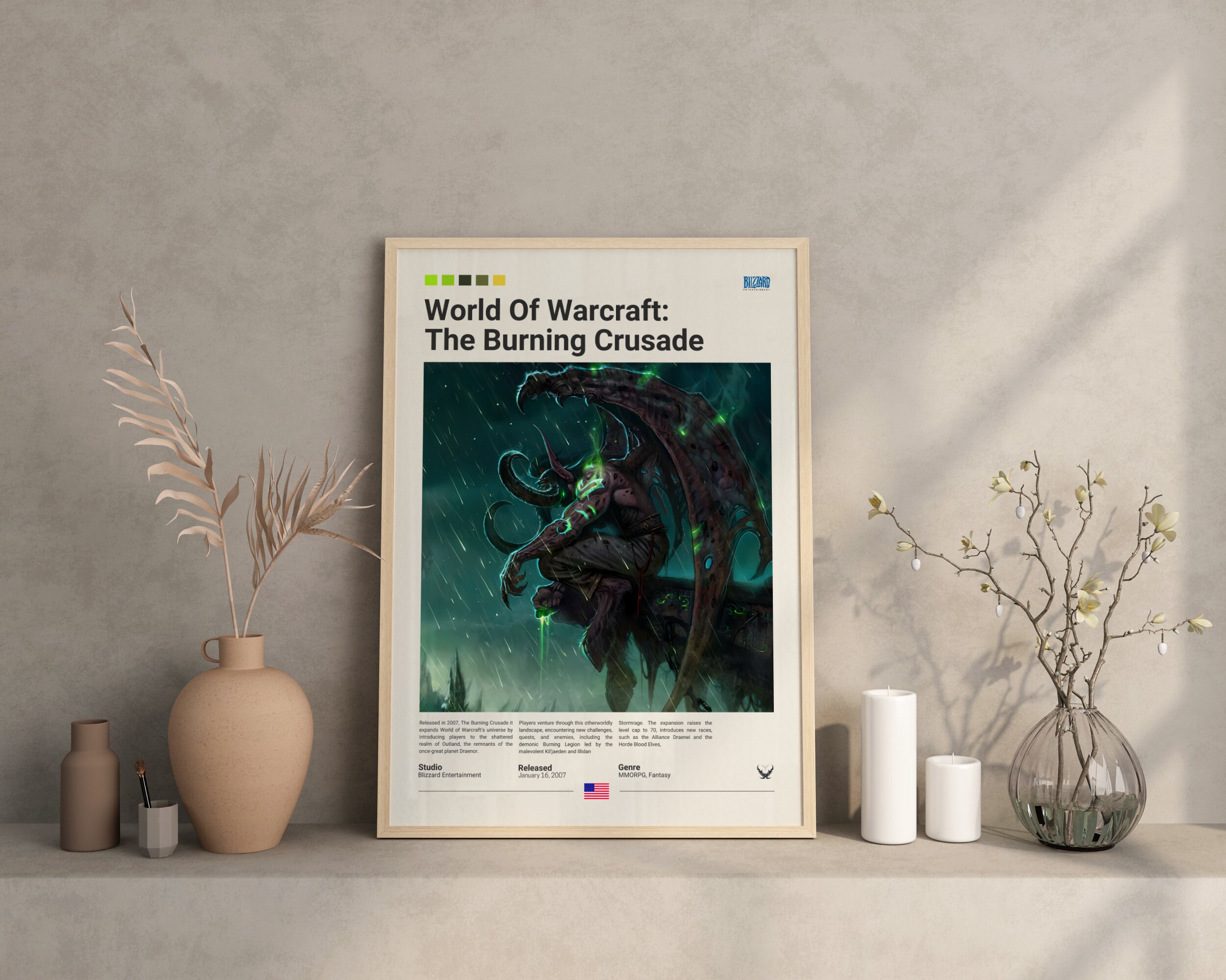World of Warcraft Poster, the Burning Crusade Poster, Gaming Room ...