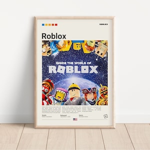 Roblox Poster, Gaming Room Poster, Gaming Wall Poster, Gaming Print ...