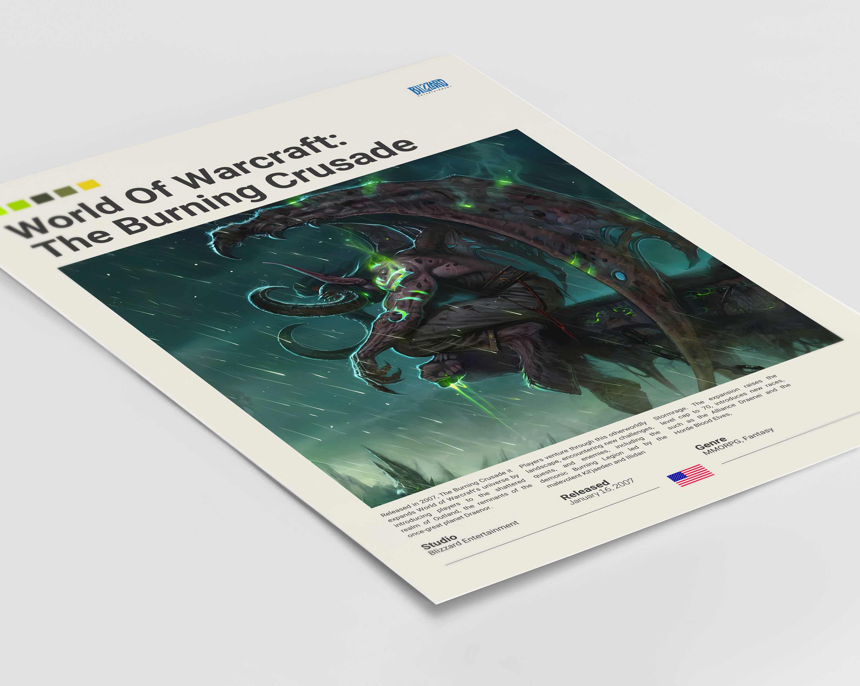 World of Warcraft Poster, the Burning Crusade Poster, Gaming Room ...