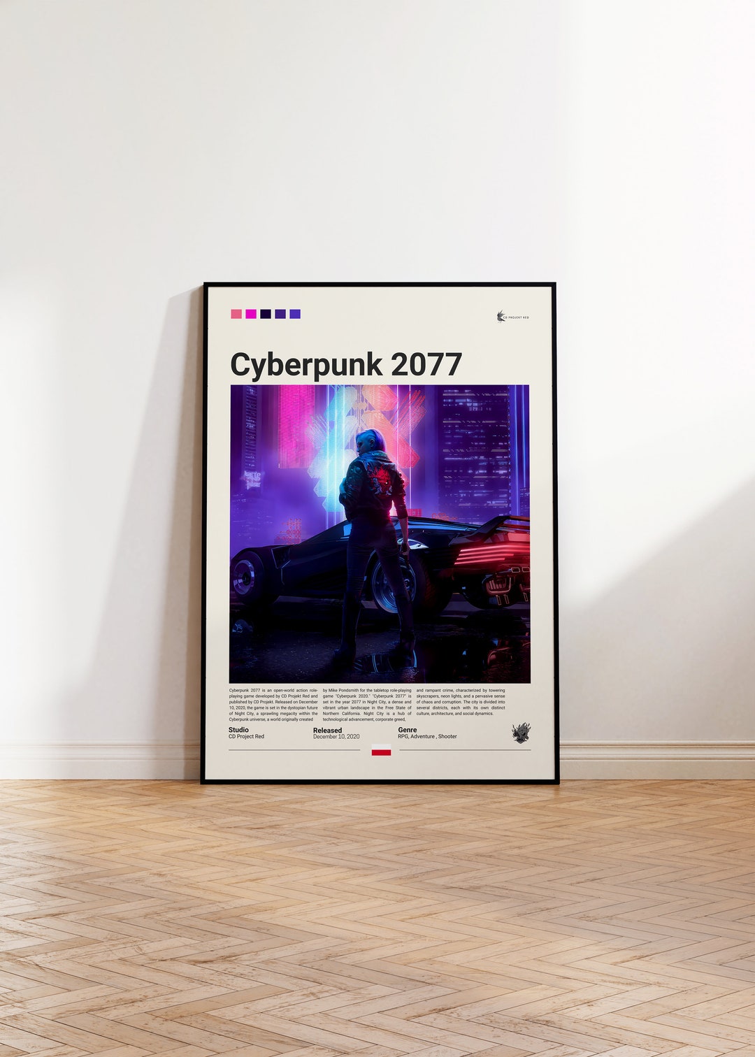 Cyberpunk 2077 Poster, Cyberpunk Poster, Gaming Room Poster, Gaming ...