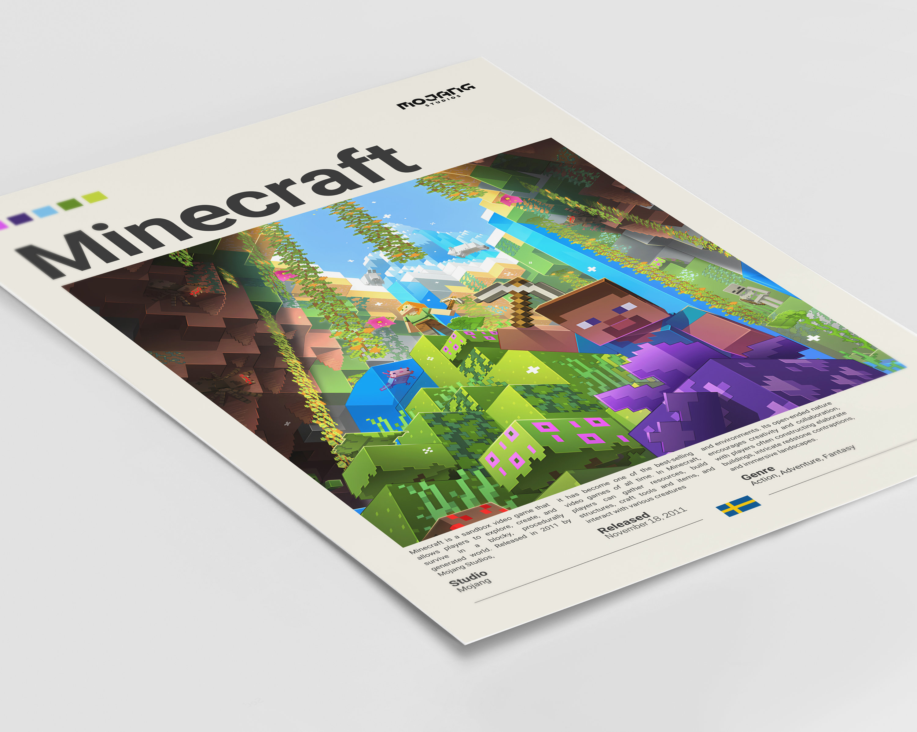 Minecraft Poster, Gaming Room Poster, Gaming Wall Poster, Gaming Print ...