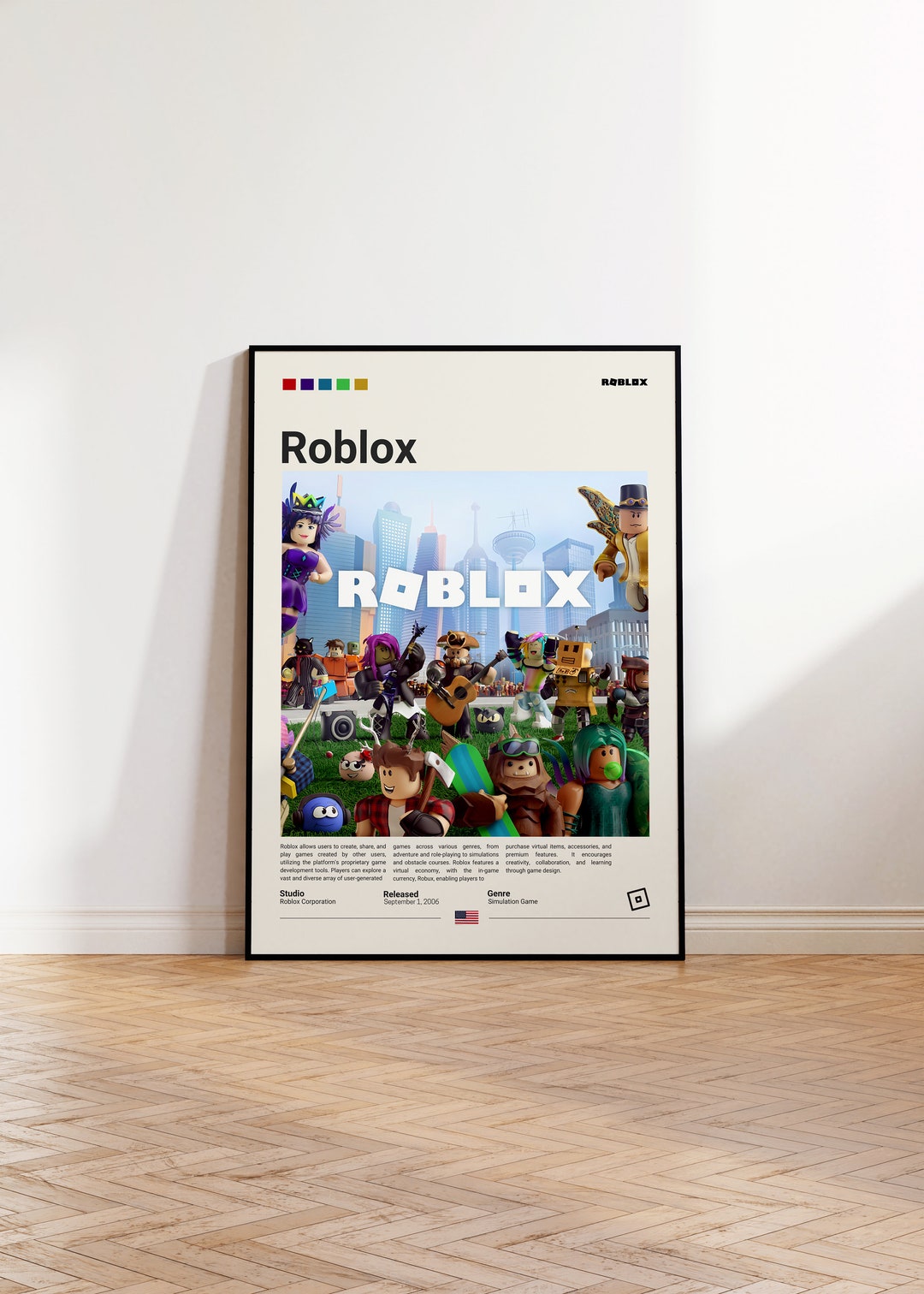 Roblox Poster, Gaming Room Poster, Gaming Wandposter, Gaming Print ...