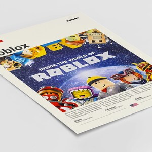 Roblox Poster, Gaming Room Poster, Gaming Wall Poster, Gaming Print ...