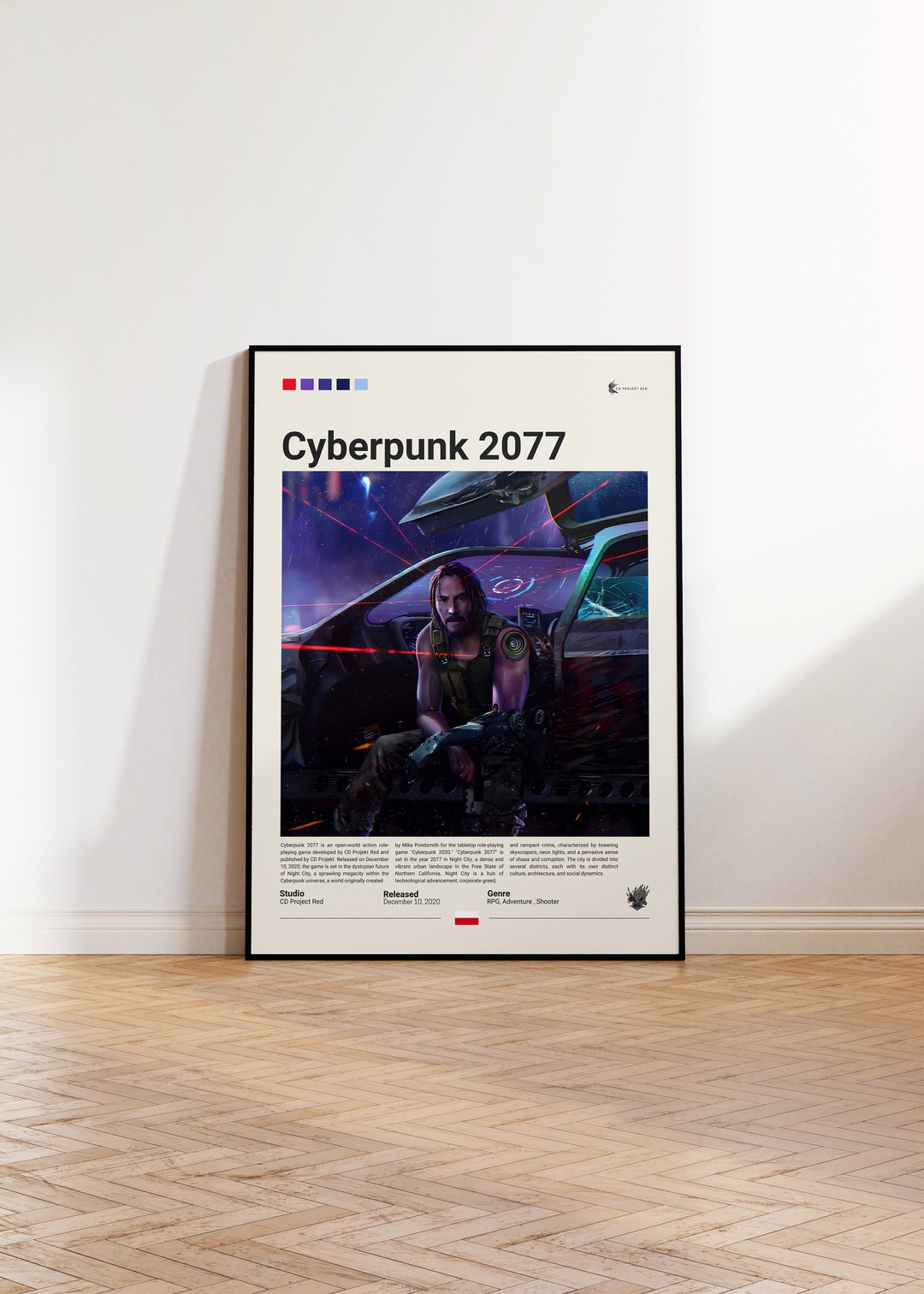 Cyberpunk 2077 Poster, Cyberpunk Poster, Gaming Room Poster, Gaming ...