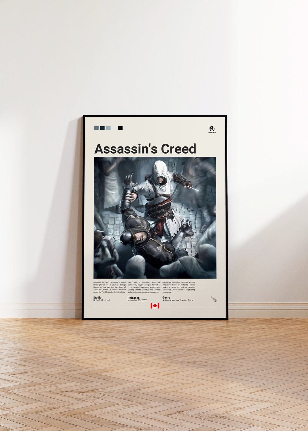 Assassins Creed Poster, Gaming Room Poster, Gaming Wall Poster, Gaming ...