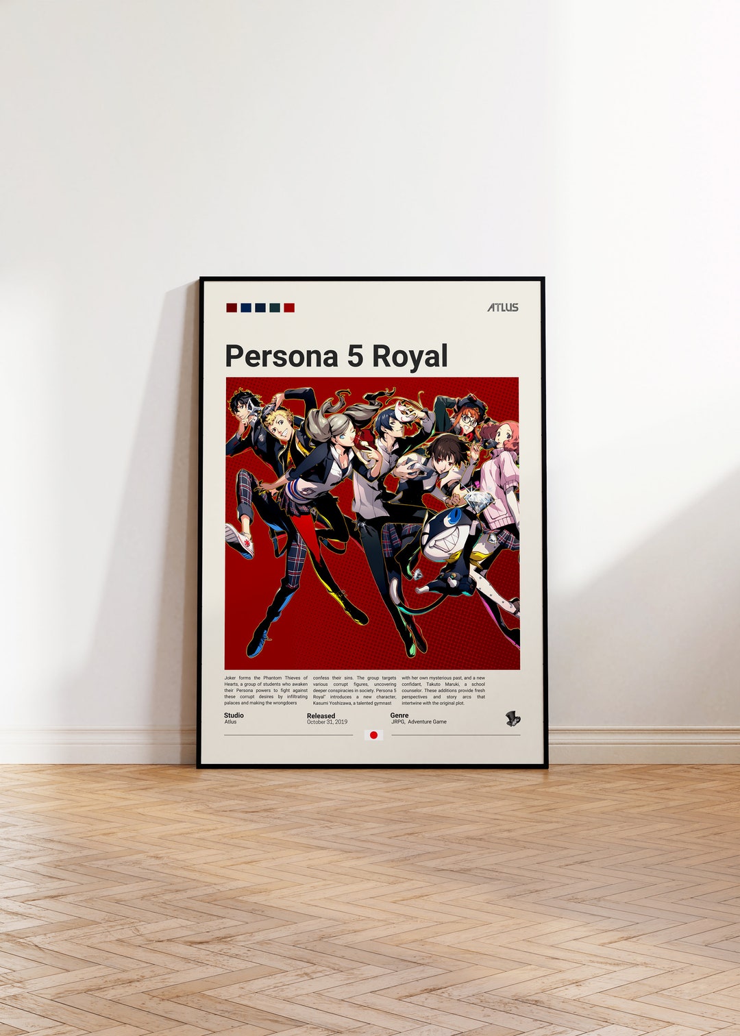 Persona 5 Royal Poster, Gaming Room Poster, Gaming Wall Poster, Gaming ...