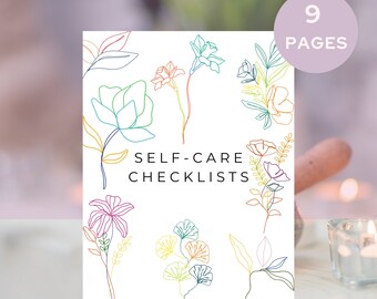 Ultimate Self Care Checklist Bundle Track, Plan, and Nurture Your ...