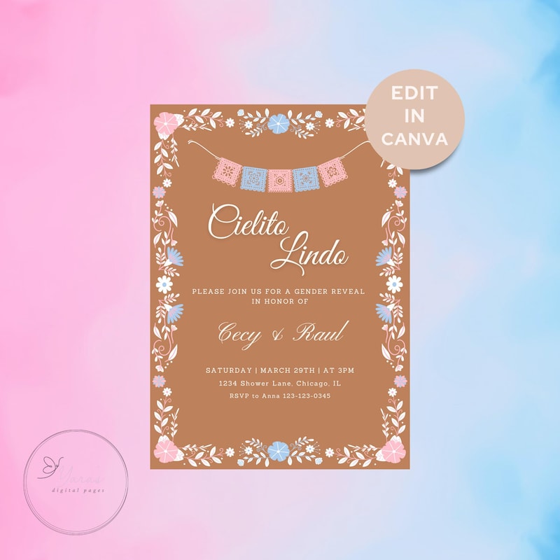 Mexican Gender Reveal - Etsy