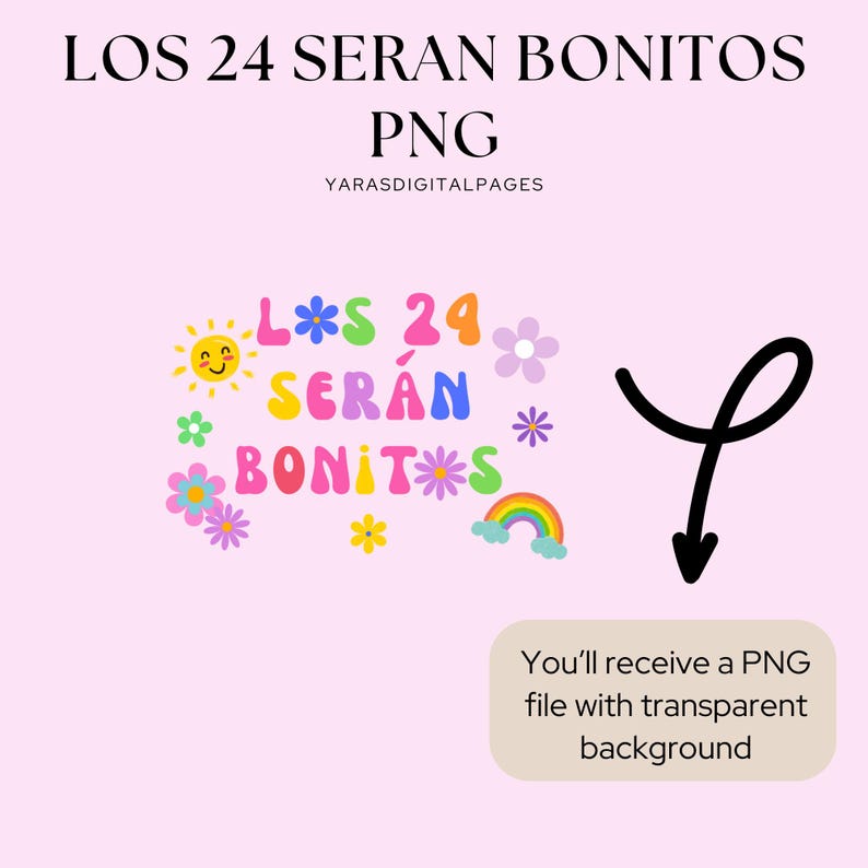 Los 24 Seran Bonitos PNG - Etsy