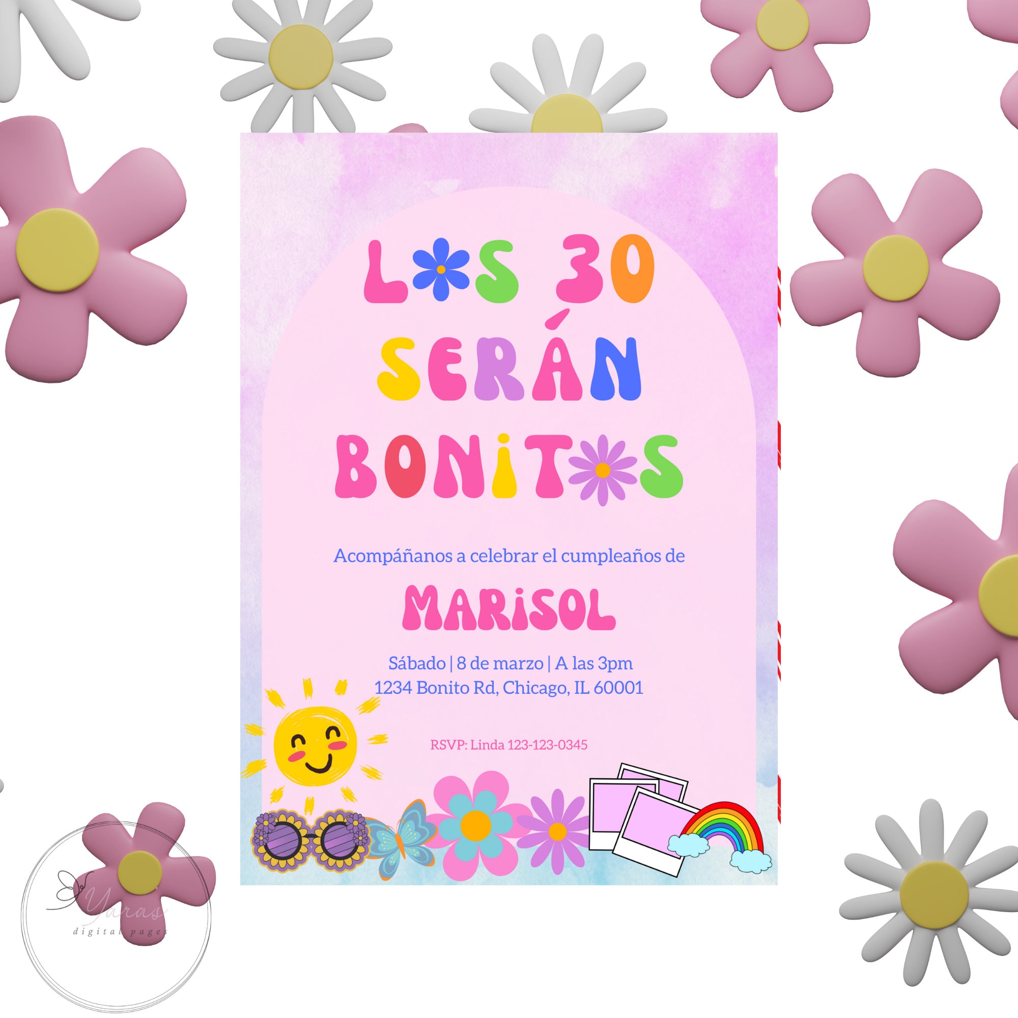 Los 30 Serán Bonitos - Karol G Inspired - Mañana Será Bonito - 30th Birthday Invite - Bichota ...