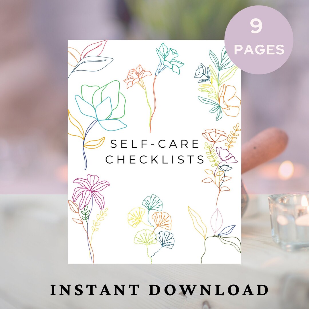Transform Your Well-being With Self-care Checklists | Printable Mental ...