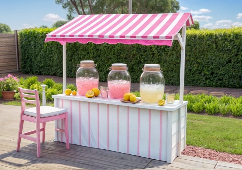 DIY Kids Lemonade Stand Plan: Woodworking Build (PDF Download) - Etsy
