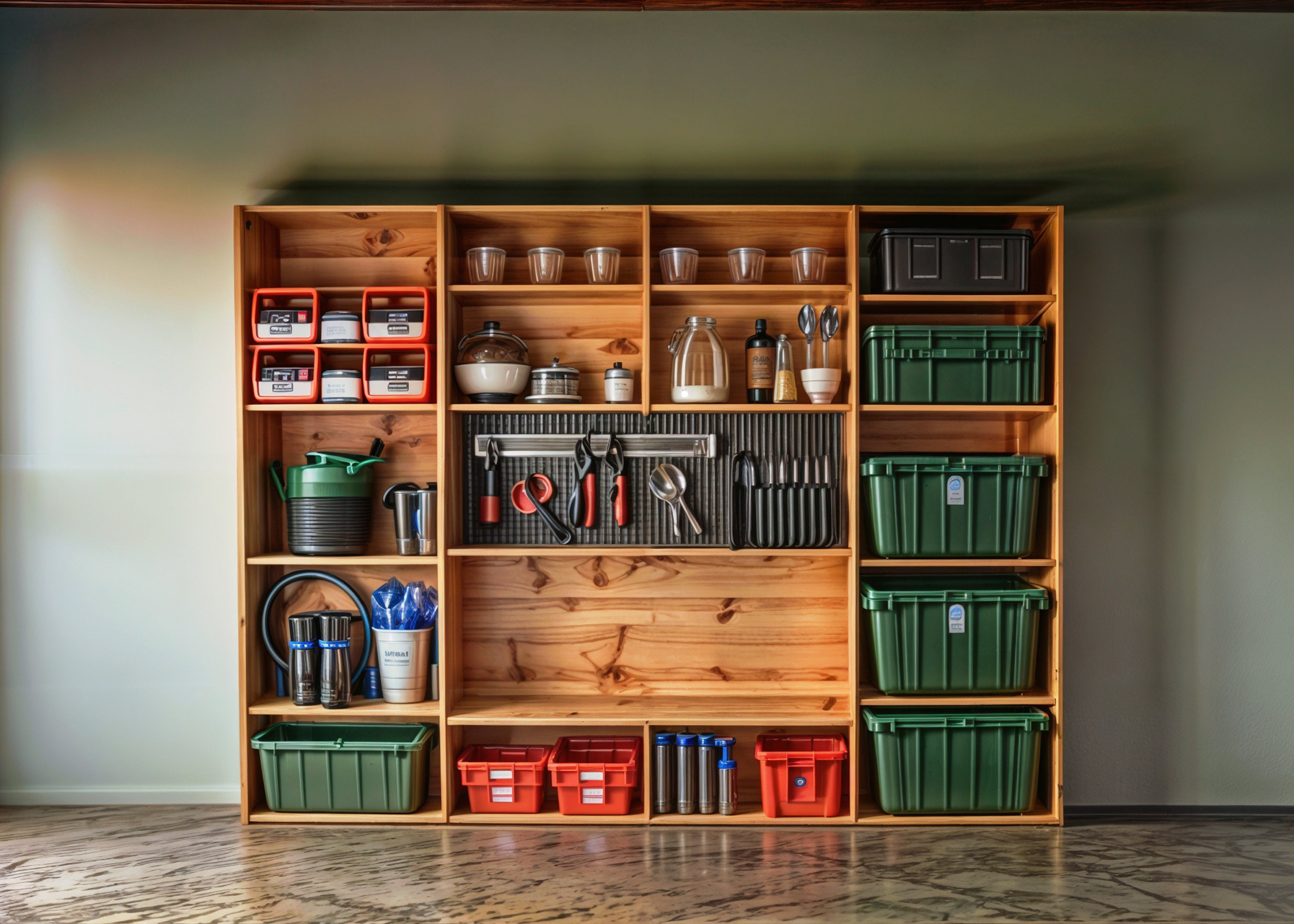 Garage Shelves With Work Bench | Diy Garage Shelves Diy Garage Shelf ...