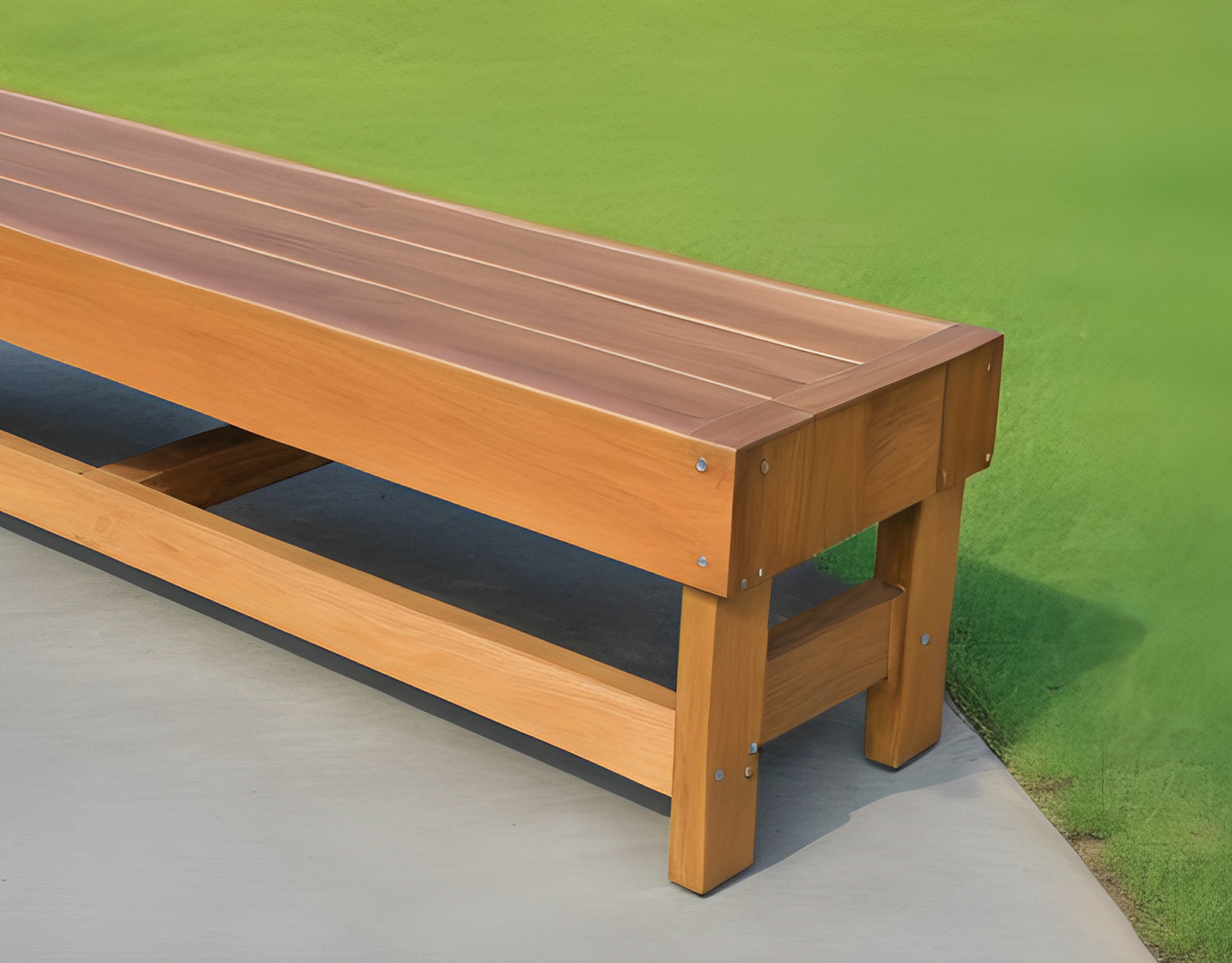 Simple Outdoor Wood Bench Plan PDF, Garden Bench Plan, Bench Plan, DIY ...