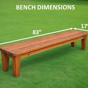 DIY Outdoor Bench Plan: Easy Patio & Garden Bench (PDF Plans) - Etsy