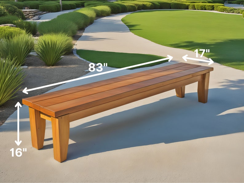 DIY Table With Benches Patio Table Set Plan Easy DIY Table Plan Bench ...