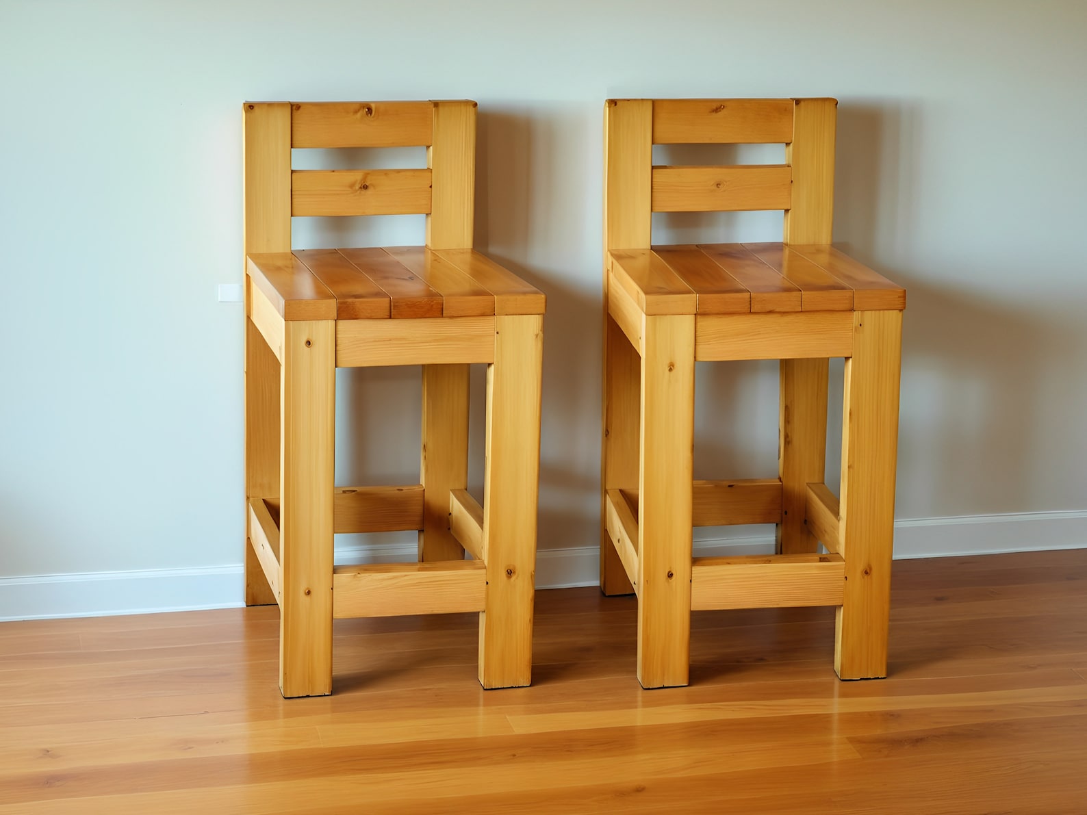 DIY Bar Stool Plan, Bar Stool With Back, Wooden Bar Stool, Bar Chair ...