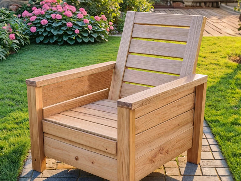 DIY Outdoor Chair Plans: Build Your Own Patio Furniture (PDF) - Etsy