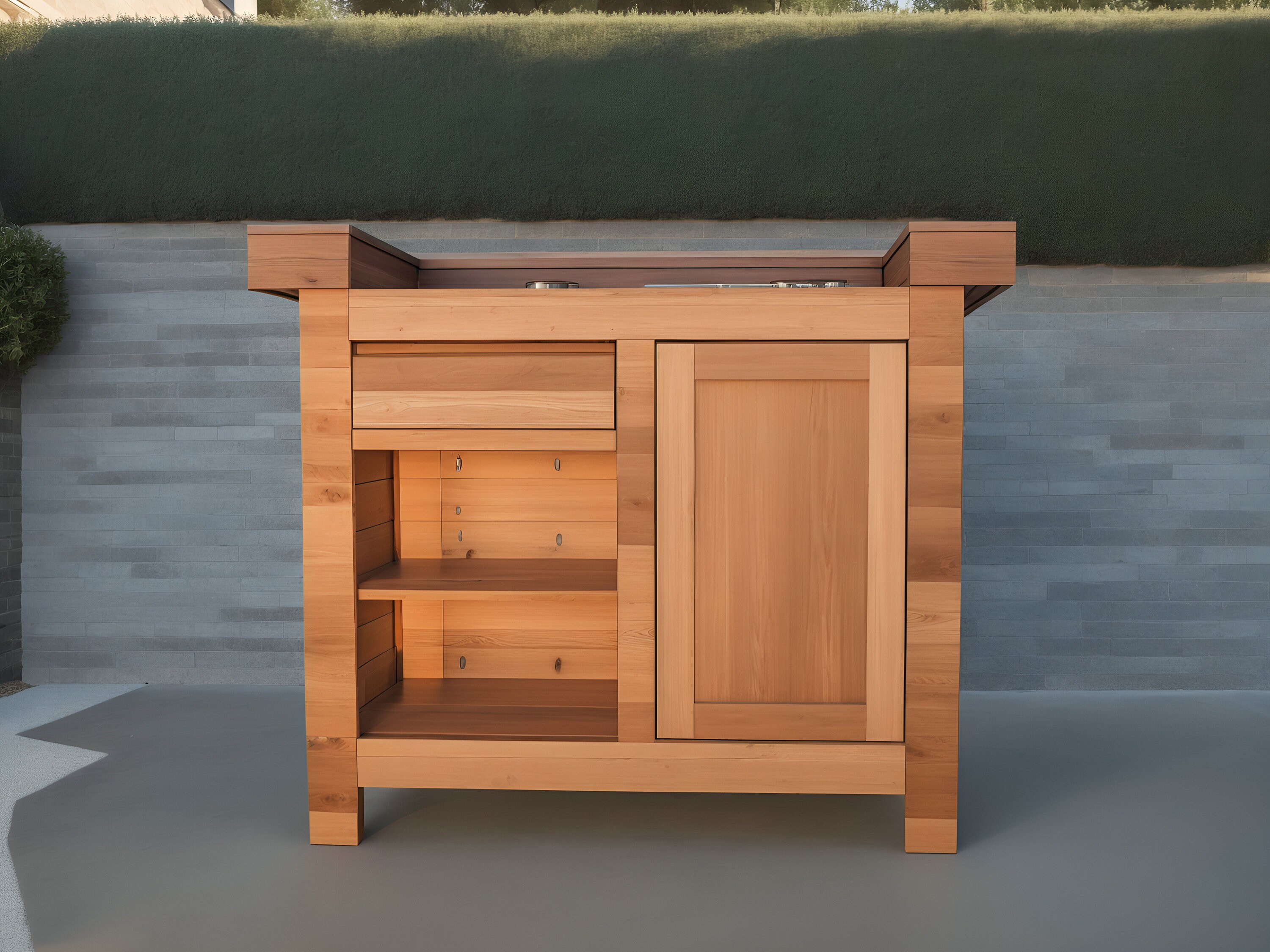 DIY Outdoor Bar Plan: Patio Minibar PDF Build Guide - Etsy