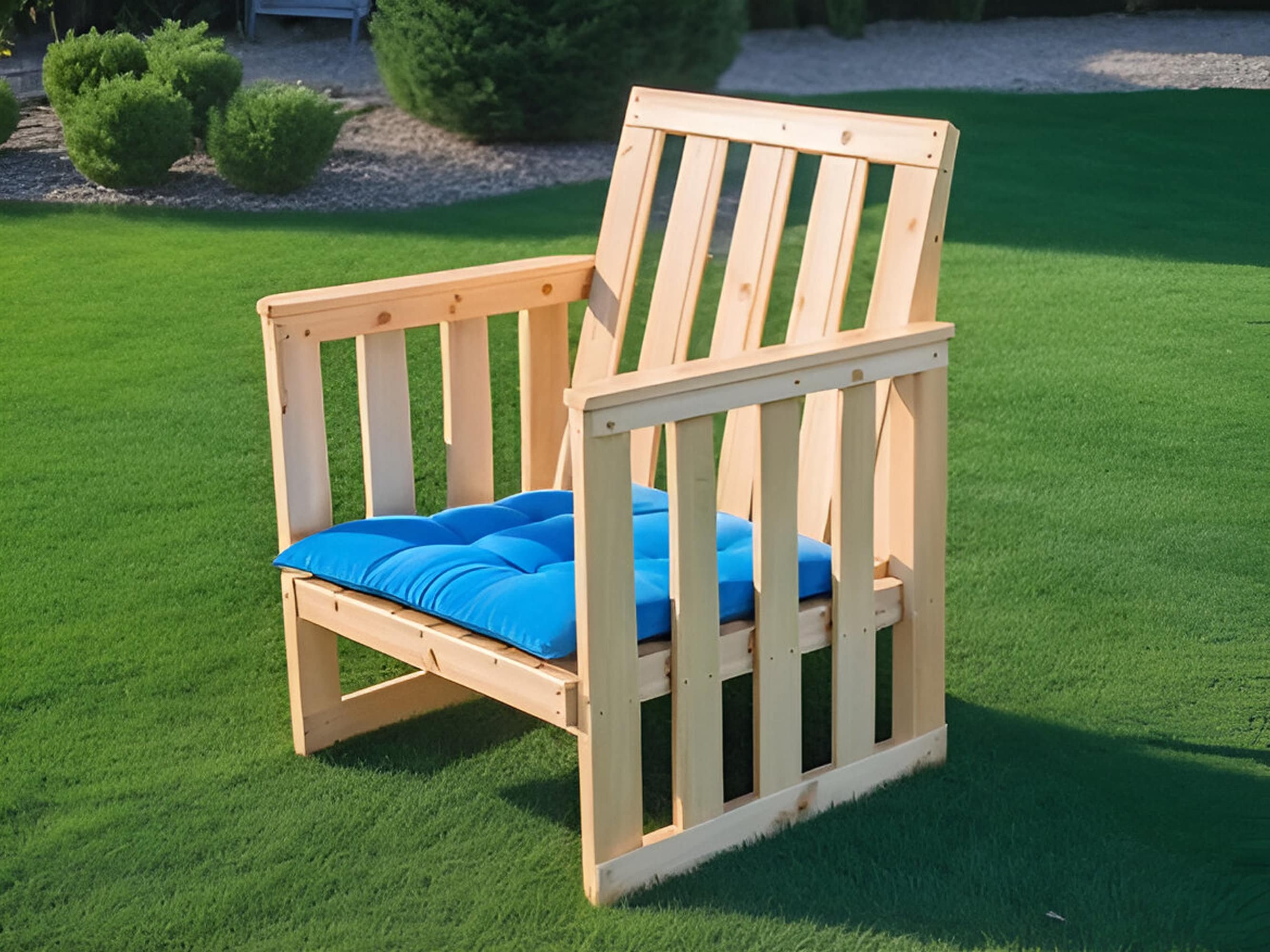 Easy DIY Garden Chair Plan, Wood Working Plans, Build Plans , Diy ...
