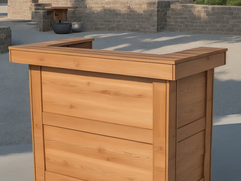 DIY Outdoor Bar Plan: Patio Minibar PDF Build Guide - Etsy