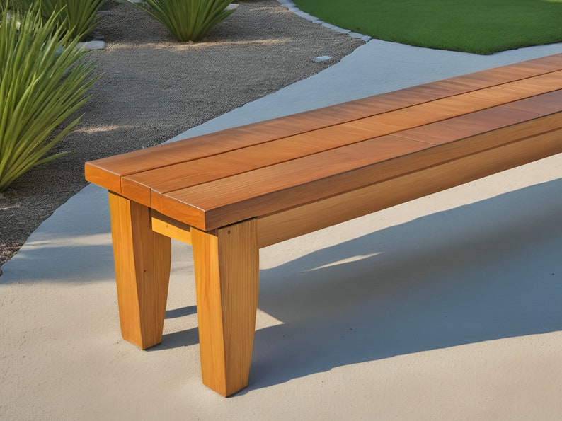 Outdoor Bench Build Plans patio Bench DIY patio Bench Plans garden ...