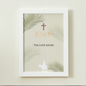 Jesus - the Lord Saves Wall Art - Etsy