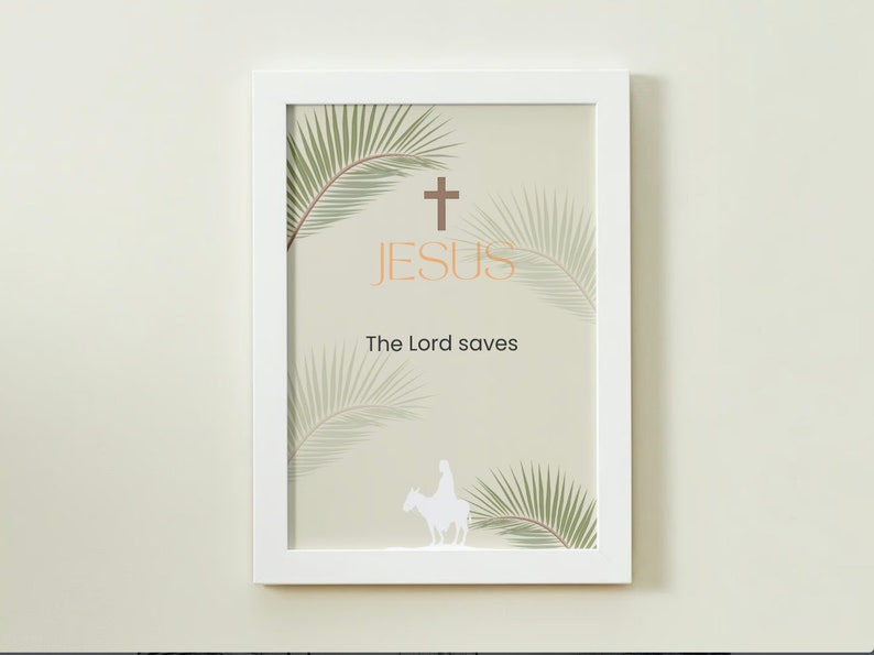 Jesus - the Lord Saves Wall Art - Etsy