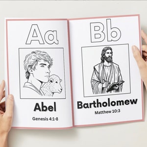 ABC Bible Colouring Book - Etsy