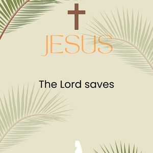 Jesus - the Lord Saves Wall Art - Etsy