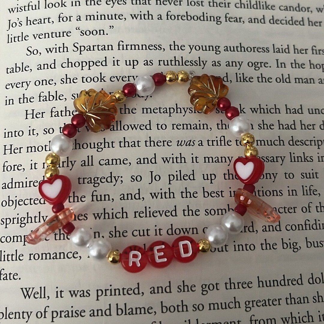 Taylor Swift Eras Tour Friendship Bracelet Red Album Themed - Etsy