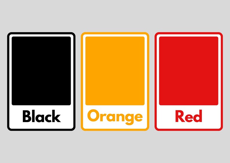 12 Colors Flashcards, Colors Posters, Colors Flash Cards, Montessori ...