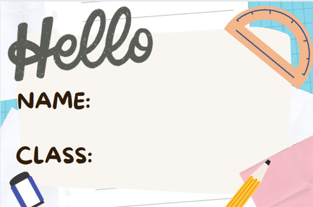 Name Tag for Kids - Etsy