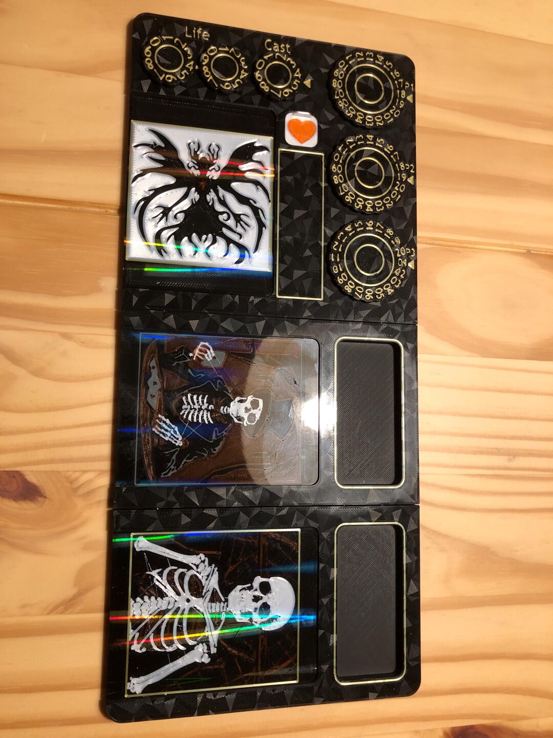 MTG Commander Zone From the 3D Printer Magnetic and Fully Customizable ...