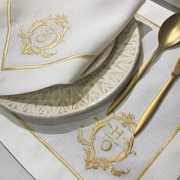 Monogrammed Table - Etsy