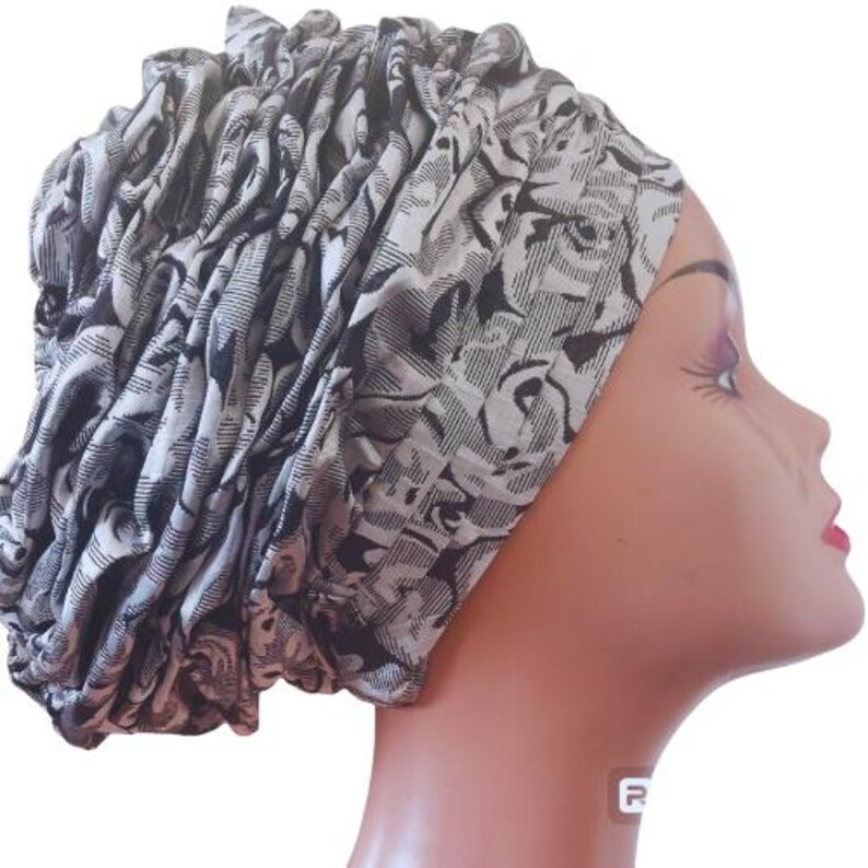 African Ready to Wear Auto Gele, Head Wrap, Damask Head Tie, Nigerian ...