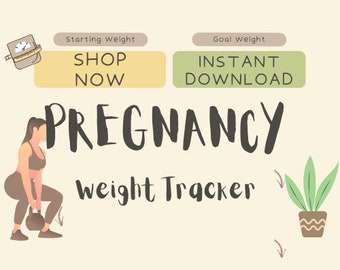 Pregnancy Weight Tracker Printable, Pregnancy Weight Gain Chart ...