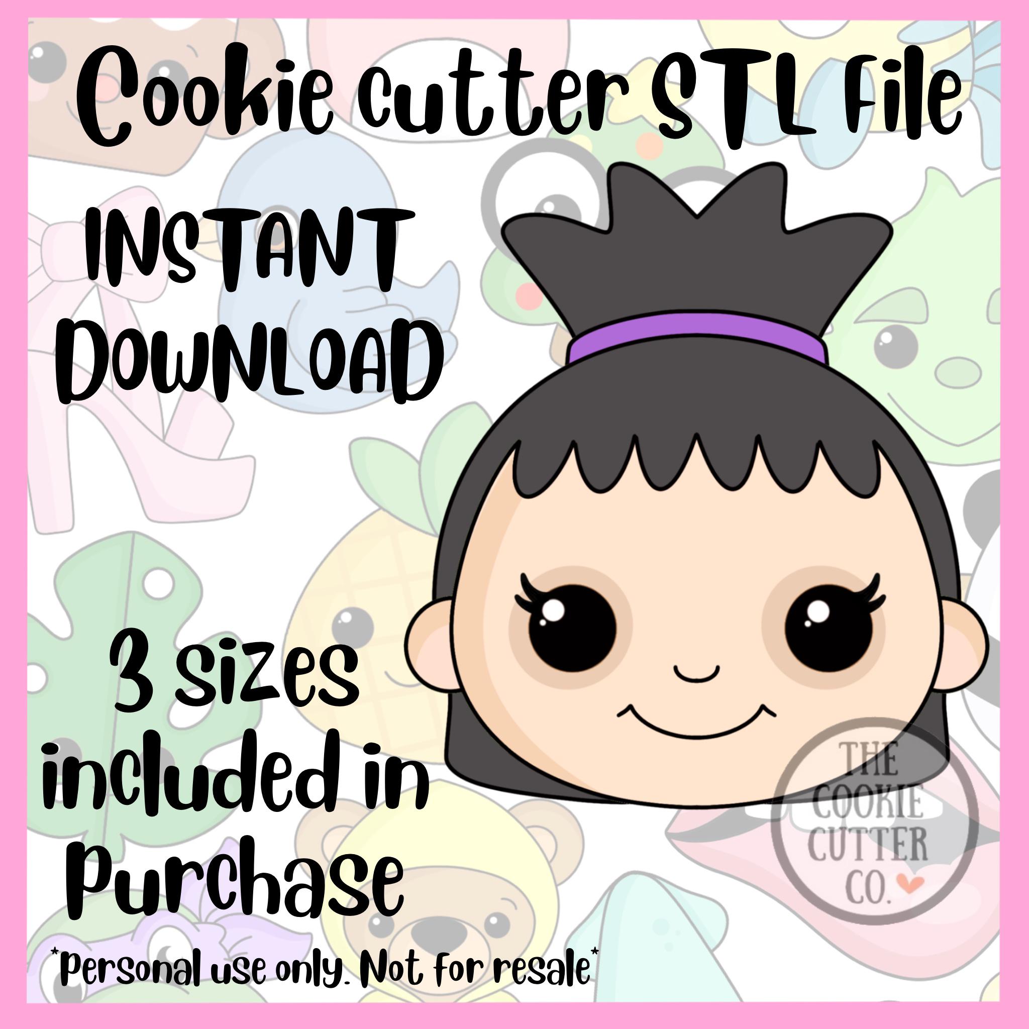 Lydia Deetz Cookie Cutter STL File - Etsy