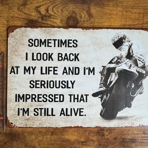 Bmw Motorcycle Tin Sign - Etsy
