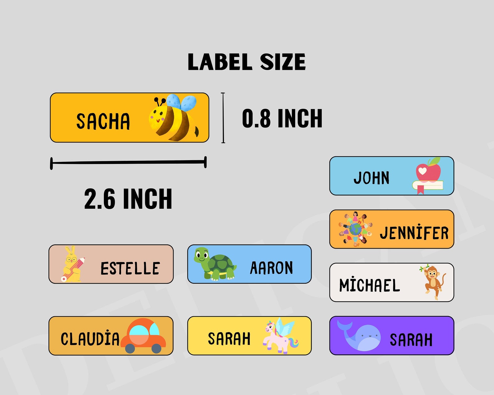 Editable Printable Preschool School Supply Labels / Daycare Labels ...