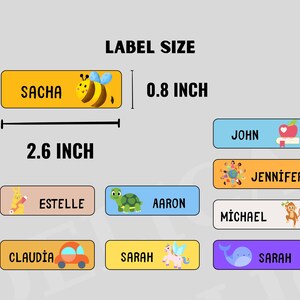 Editable Printable Preschool School Supply Labels / Daycare Labels ...