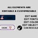 Space Theme Editable Printable School Supply Labels / Daycare Labels ...