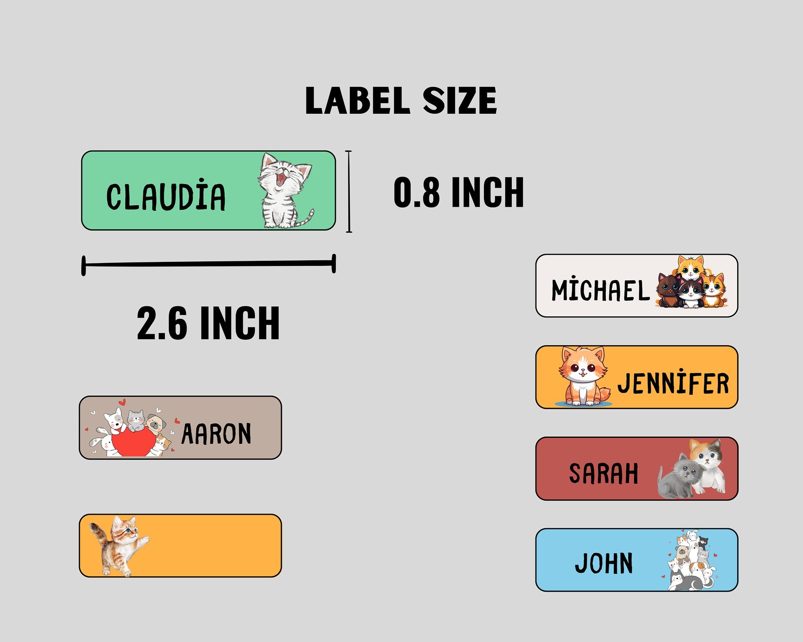 Cute Animal School Supply Labels Editable Printable / Daycare Labels ...