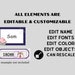 Cute School Supply Labels Editable Printable / Daycare Labels / Back to ...