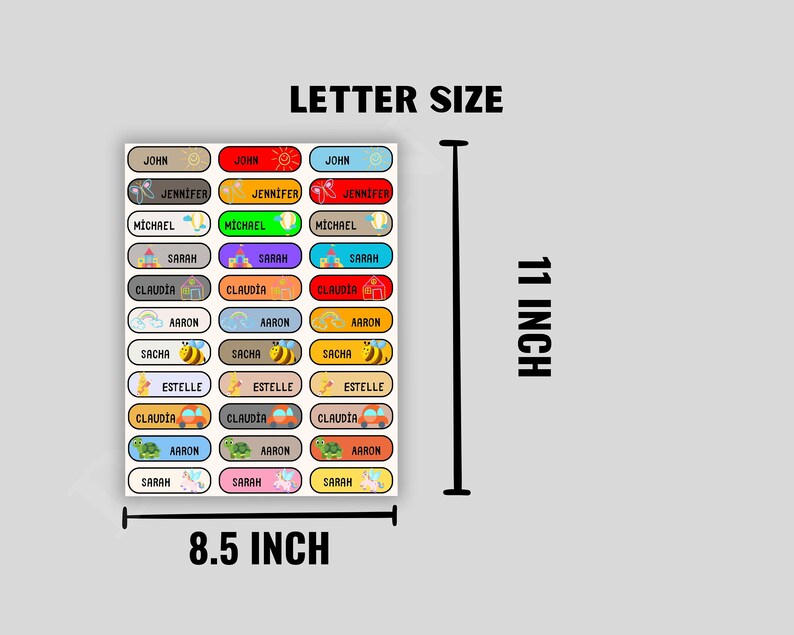 Editable Printable Preschool School Supply Labels / Daycare Labels ...