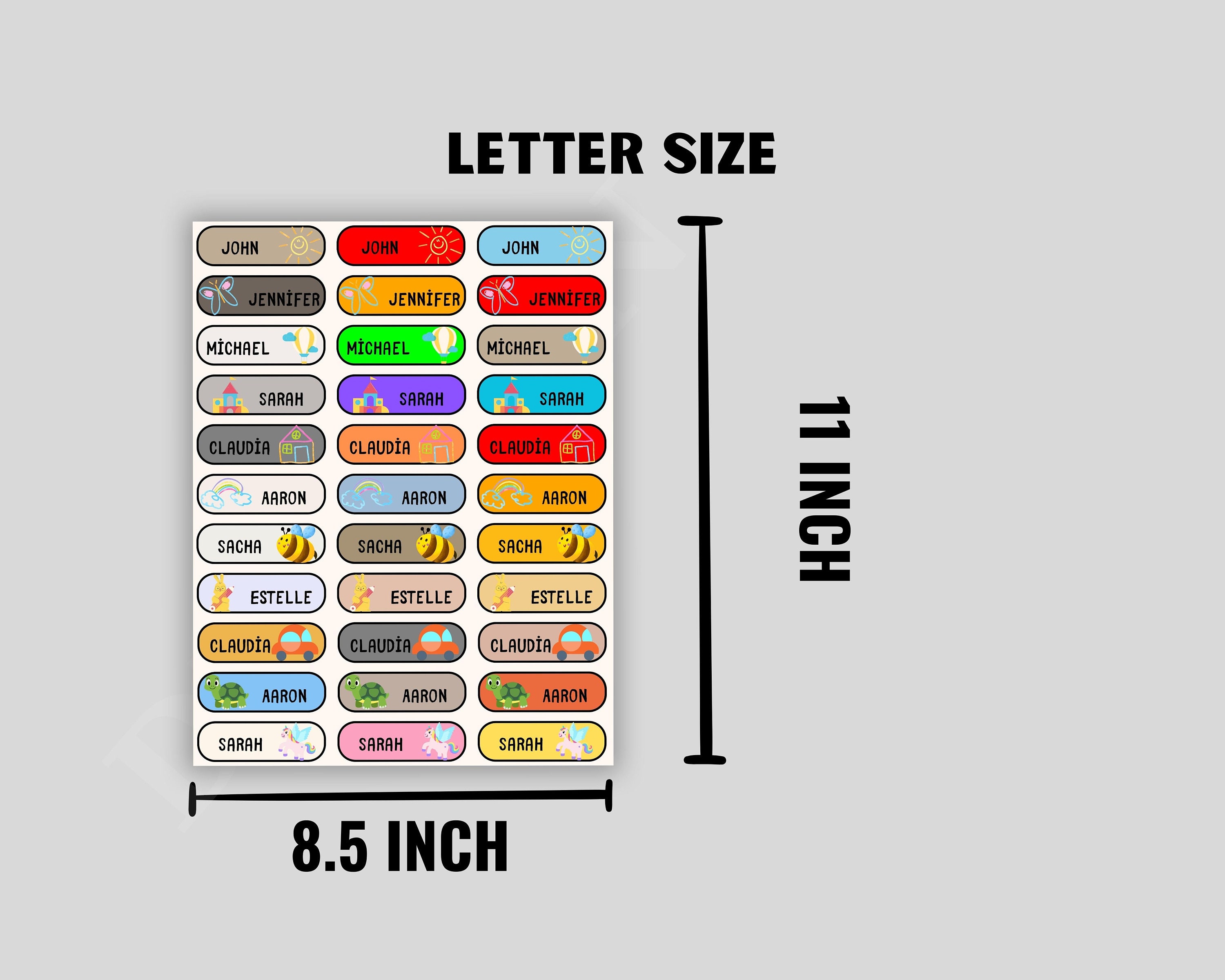 Editable Printable Preschool School Supply Labels / Daycare Labels ...