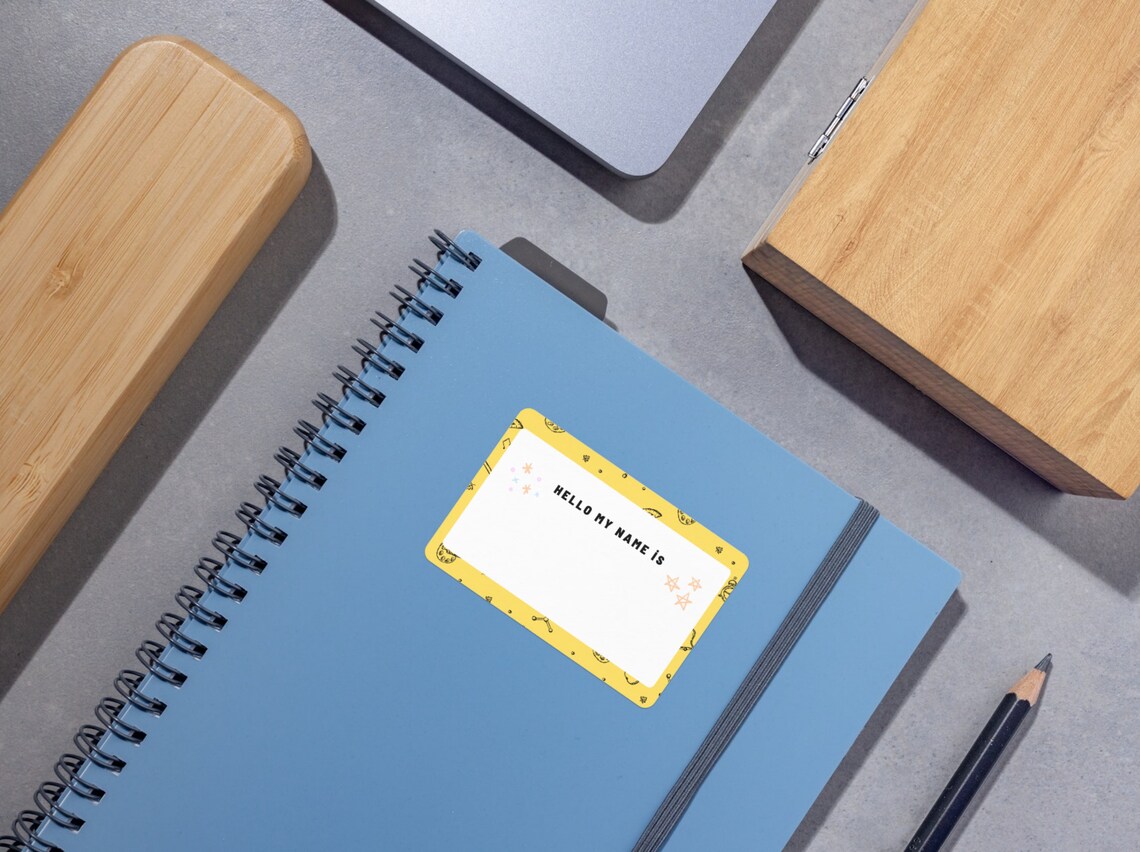 Editable Customizable Printable School Supply Labels for Kids, SVG ...