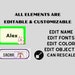 Cute Animal School Supply Labels Editable Printable / Daycare Labels ...