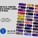 Space Theme Editable Printable School Supply Labels / Daycare Labels ...